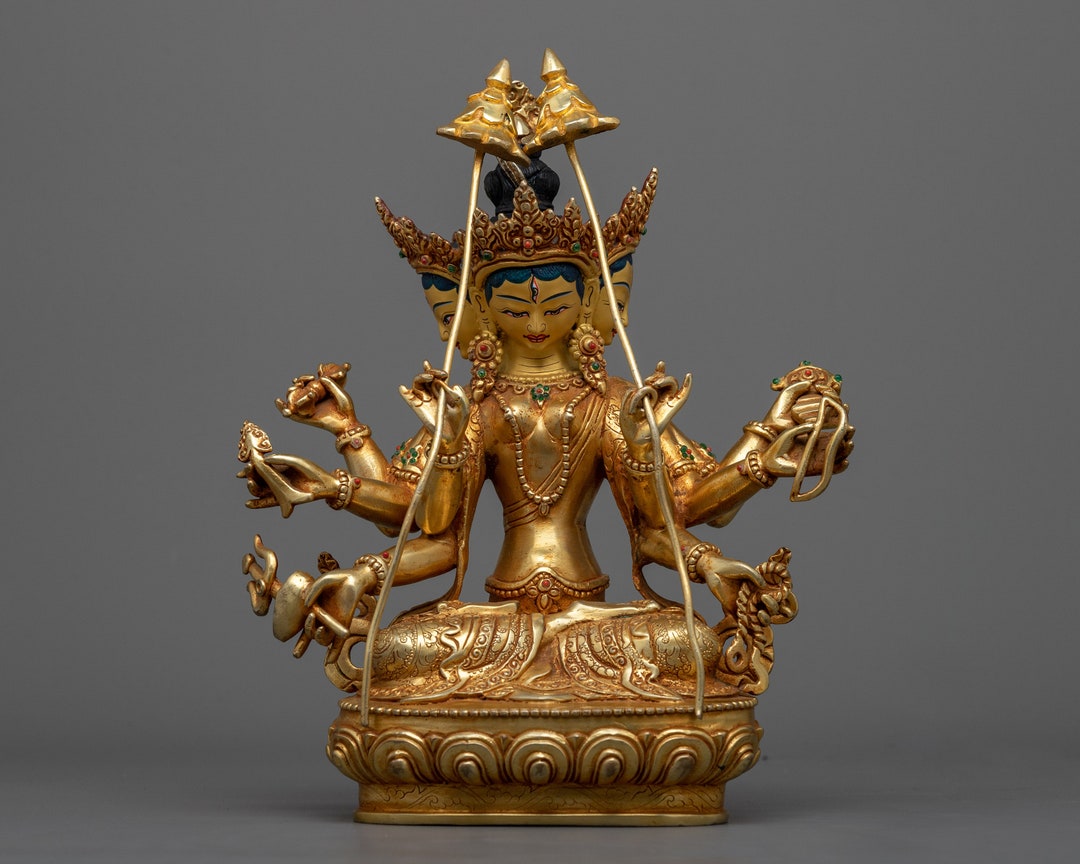 Dhoja Devi Statue | Original Handmade Buddhist Figurine | Buddhist ...