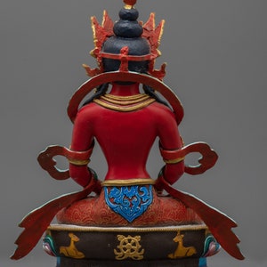 Red Amitayus Figurine | Embrace the Essence of Longevity and Vitality ...