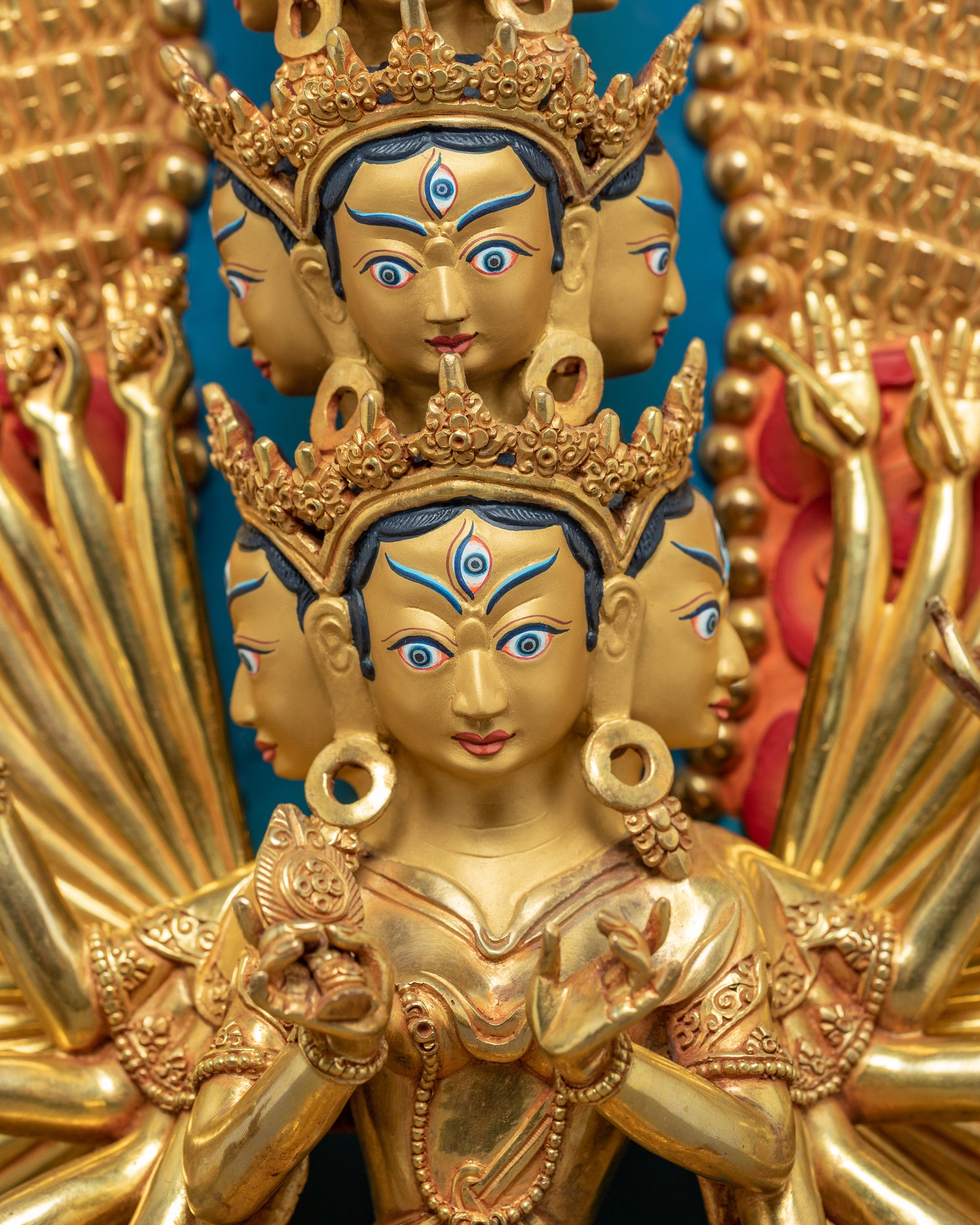 Dukar Sitatapatra Statue | Original Hand-carved Buddhist Sculpture of ...