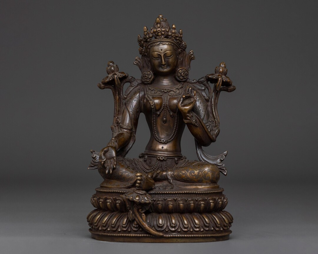 Shyama Tara - Mother of All Buddhas | Majestic Green Tara Sculpture ...