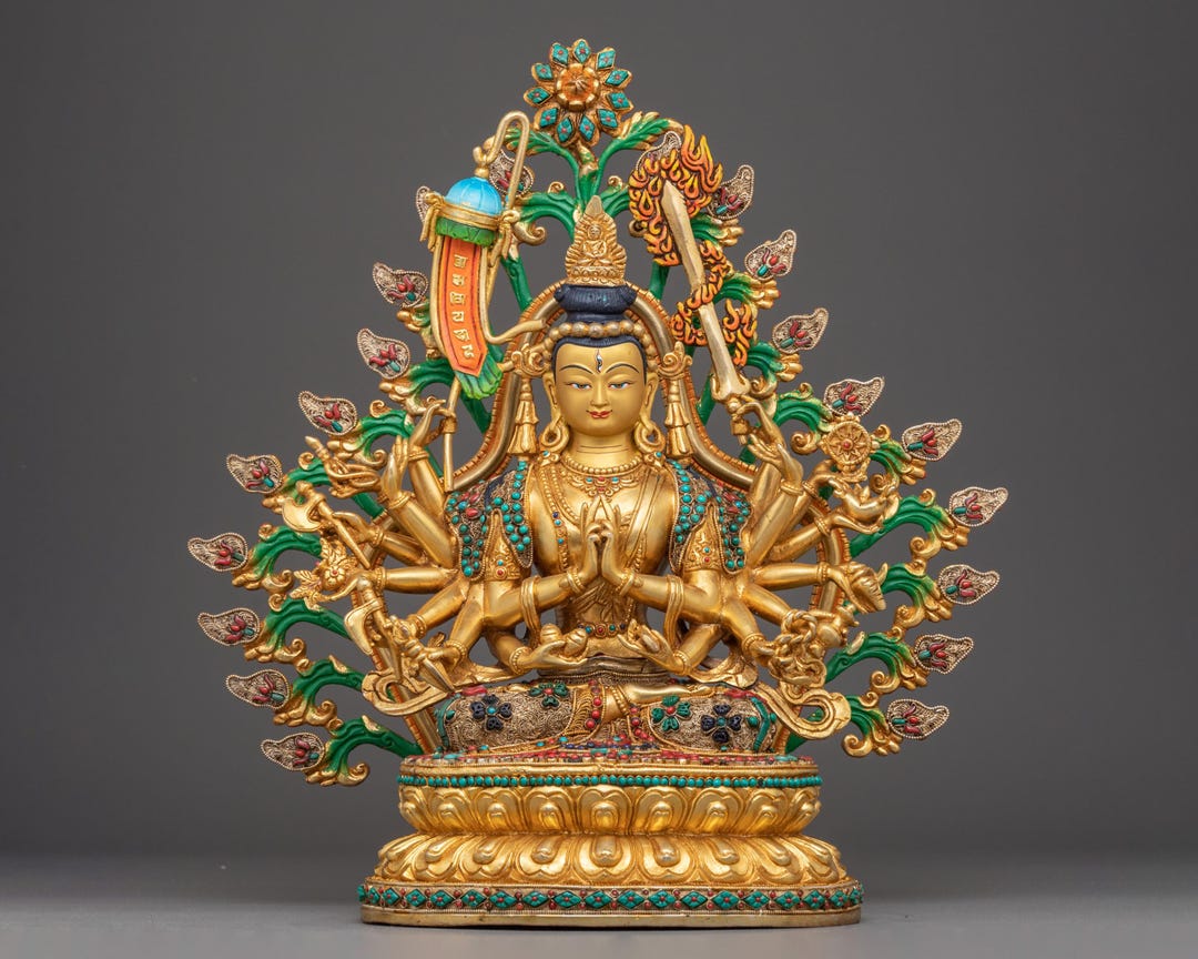 Chundi Sculpture: Goddess of Victory and Prosperity - Figurine for ...