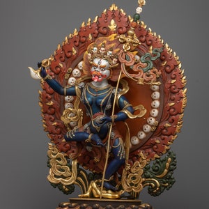 Handcrafted Simhamukha Dakini Statue - Symbol of Empowerment and Divine ...