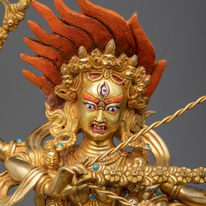 Dakini Kurukulla Statue - 24K Gold Brilliance, Artistic Hand-painted ...