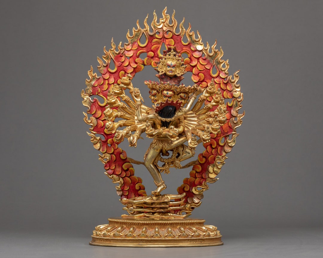 Hevajra With Consort Statue | Authentic Handmade Buddhist Sculpture ...