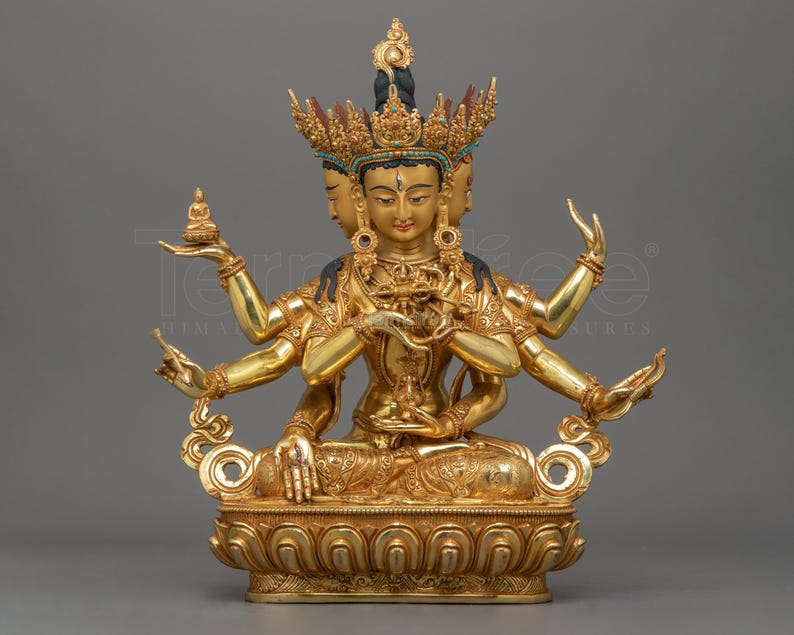 Eight Armed Namgyalma Sculpture | Goddess of Longevity | Spiritual ...
