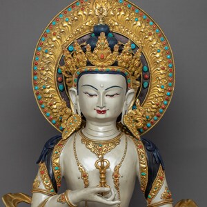 Vajrasattva Statue | Tibetan Dorje Sempa | Traditionally Hand-carved ...