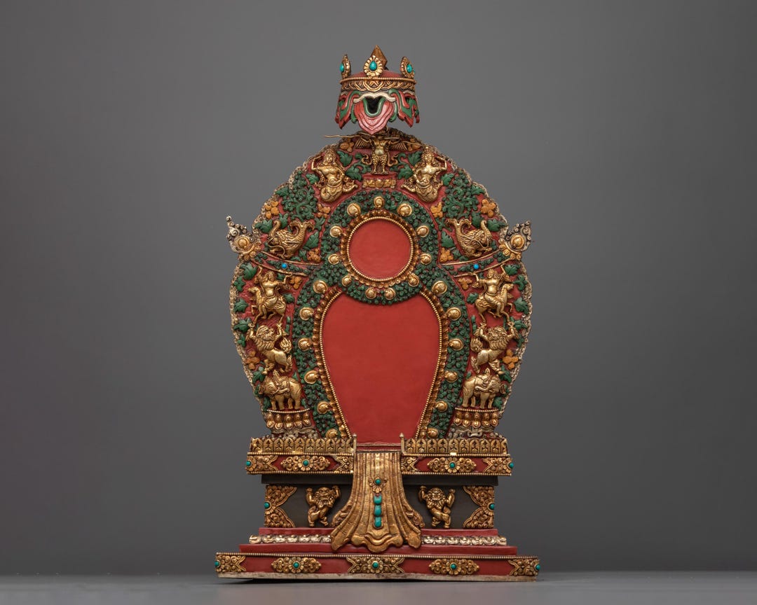 Deity Throne: A Symbol of Reverence and Divinity | A Dharma Masterpiece ...