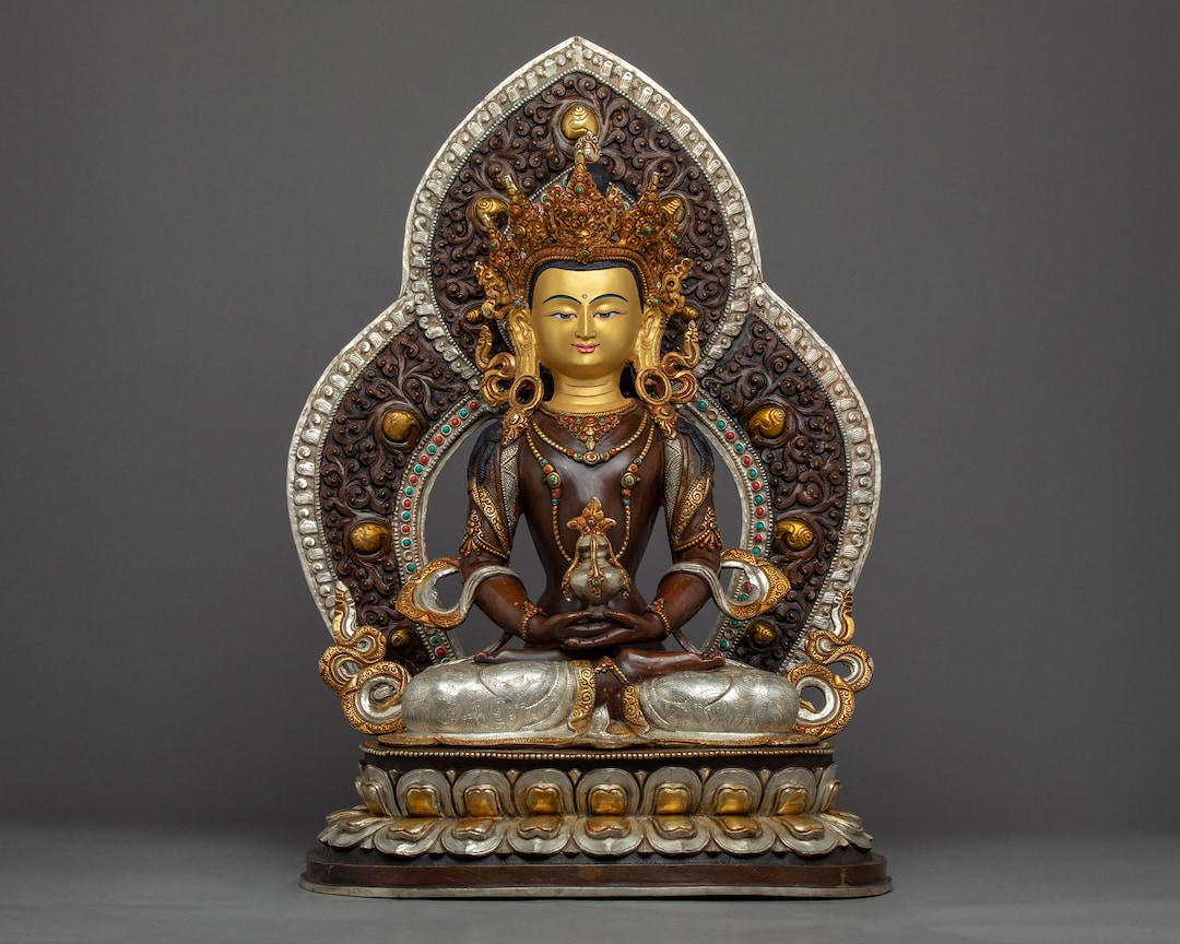Premium Amitayus Statue | Buddha of Boundless Life "celestial Buddha ...