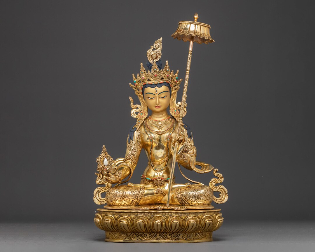 Golden Dukar Statue | 24K Gold Gilded Copper Artwork With Exquisite ...