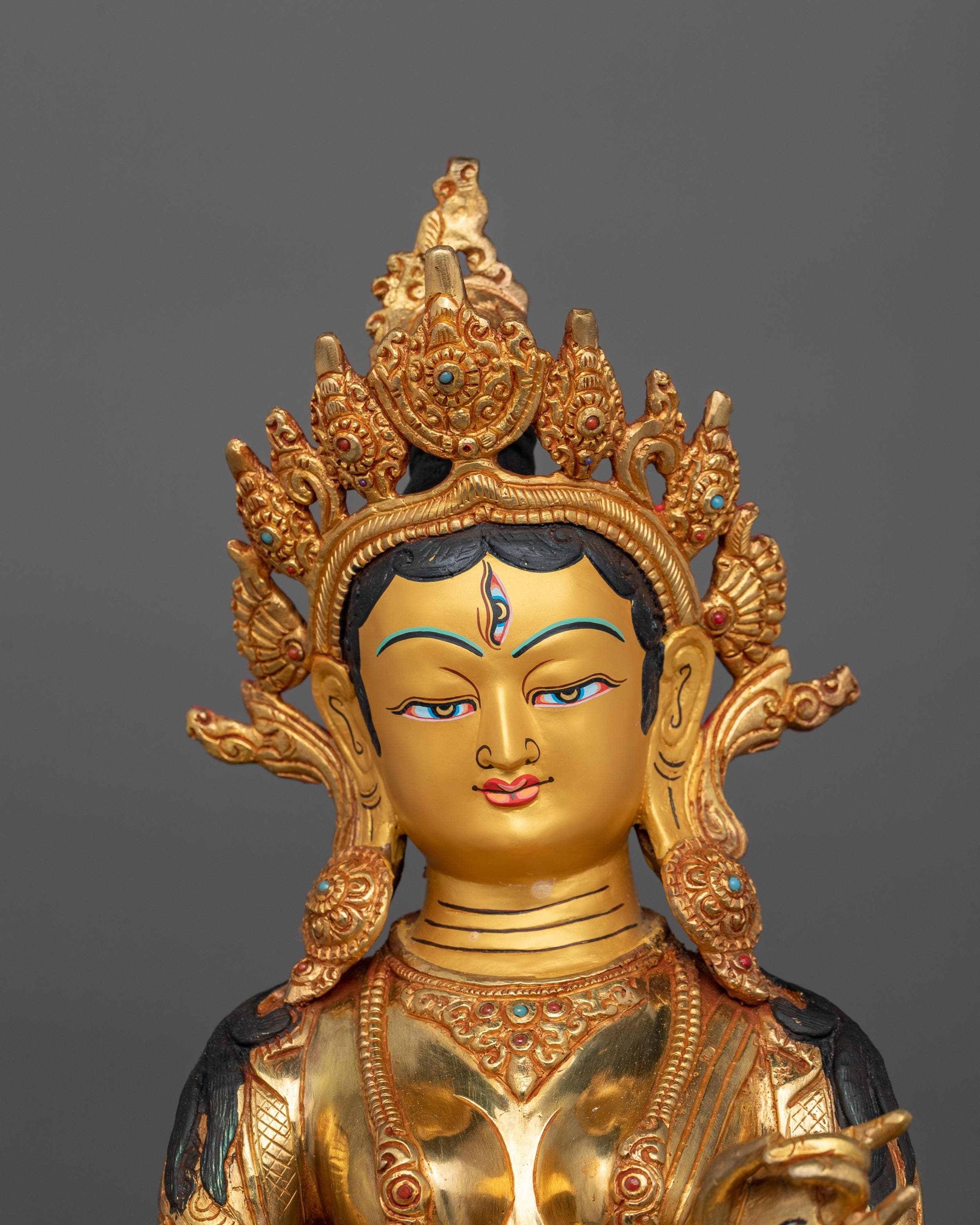The White Umbrella Goddess Dukar Bodhisattva | Goddess Sitatapatra ...