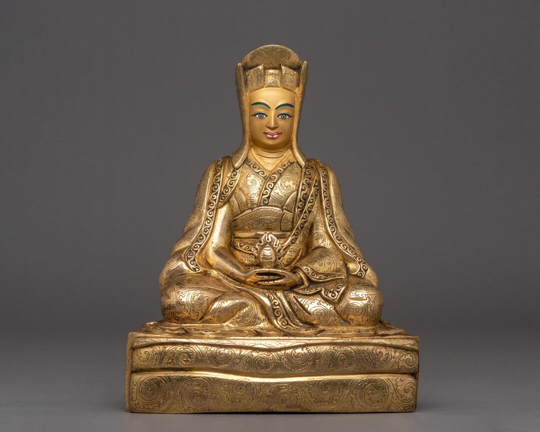Buddhist Master Gampopa Handmade Statue | Takpo Lhaje Statue ...