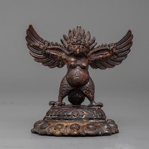 Garuda Antique Figurine | Majestic Guardian of the Skies | Buddhism ...