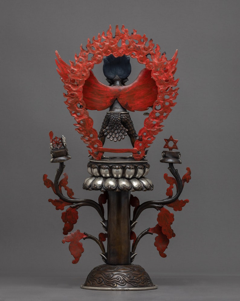 Garuda garula Statue Himalayan Buddhist Art Silver - Etsy