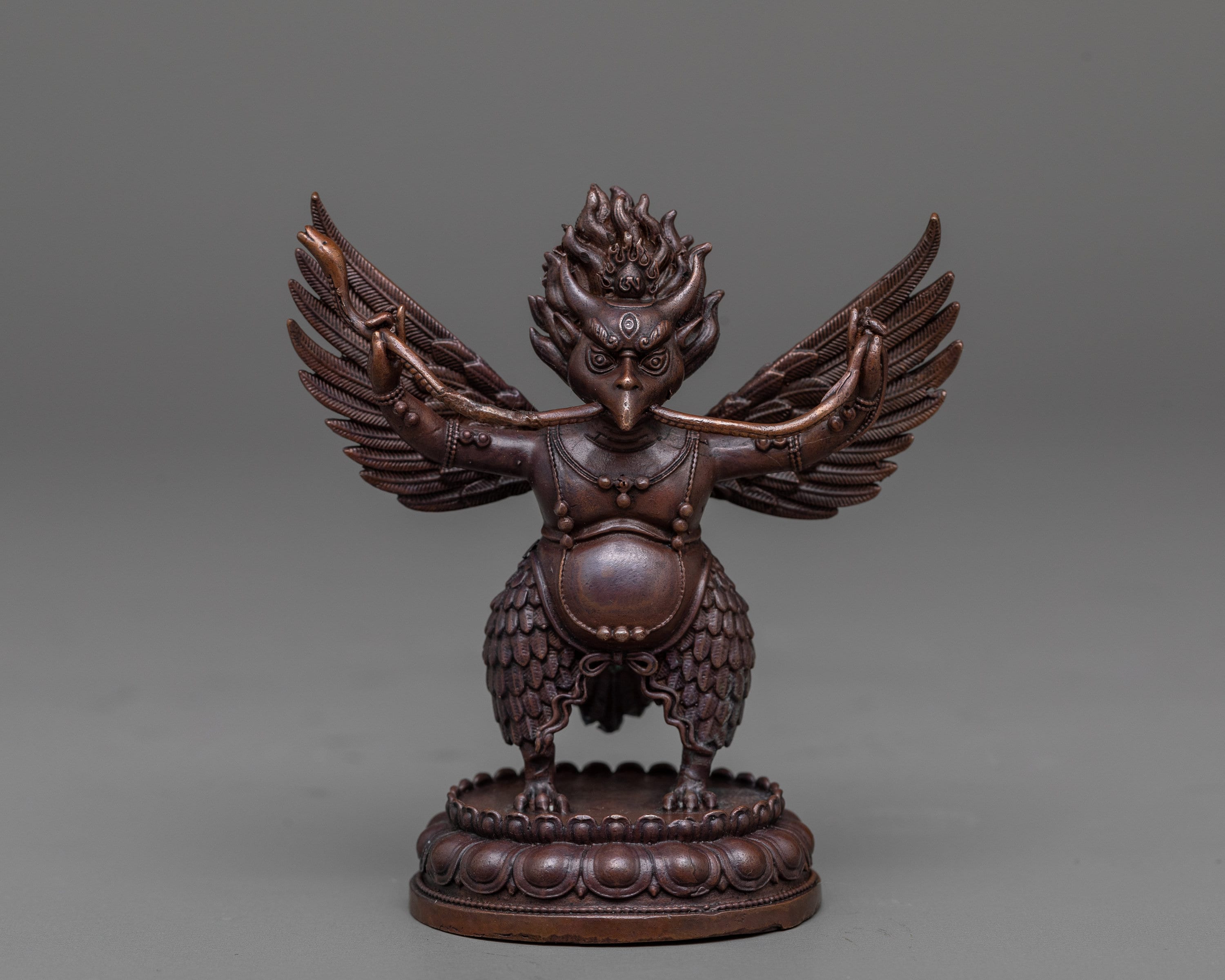 Small Oxidized Copper Garuda Statue | Nepalese Buddhist Art - Etsy