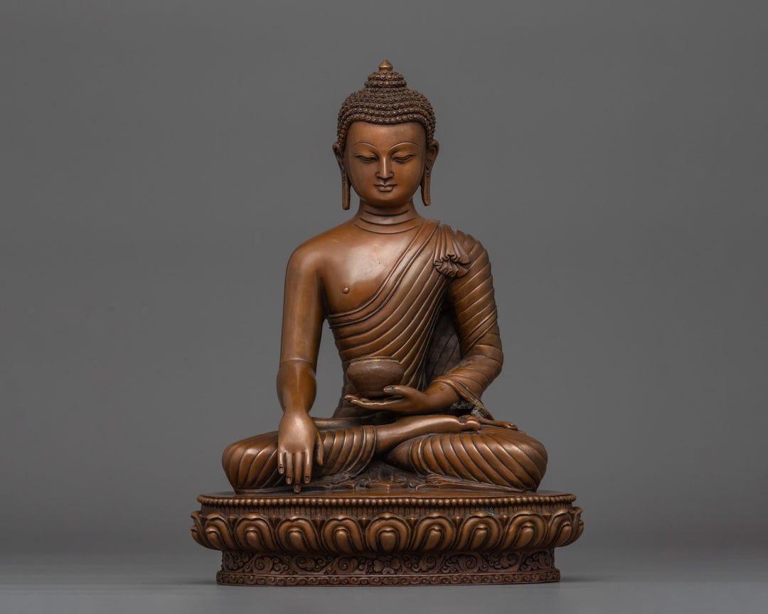 Perfect Shrine Decor for Meditation Spaces Shakyamuni Buddha Sculpture ...