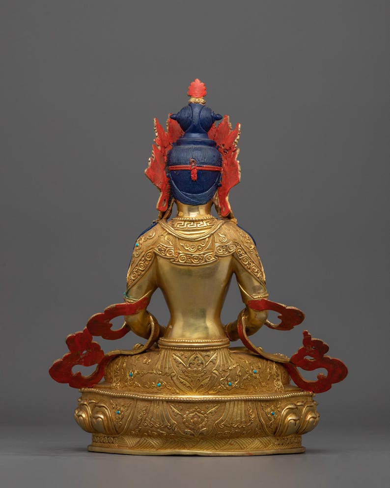 Amitayus With Sacred Longevity Vase | the Buddha of Infinite Life ...