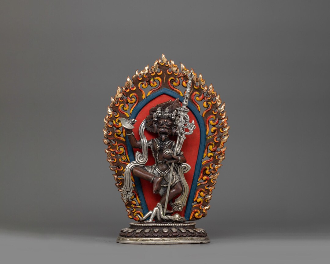 Lion-faced Dakini Simhamukha Statue | the Fierce Protector of Wisdom ...