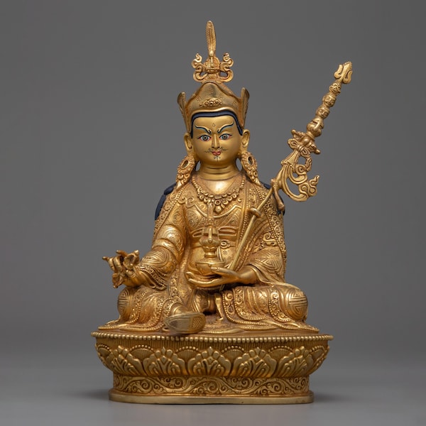 24k Gold Guru Statue - Etsy