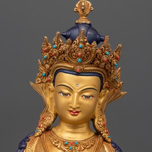 Gambar Arca Buddha Vajrasattva 24K Gold Gilded Tibetan Statue Buddhist ...