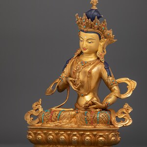 Gambar Arca Buddha Vajrasattva 24K Gold Gilded Tibetan Statue Buddhist ...