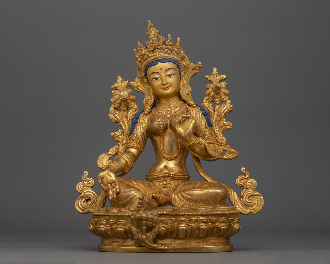 Arya Tara Copper Sculpture of Compassion and Protection | Sacred ...