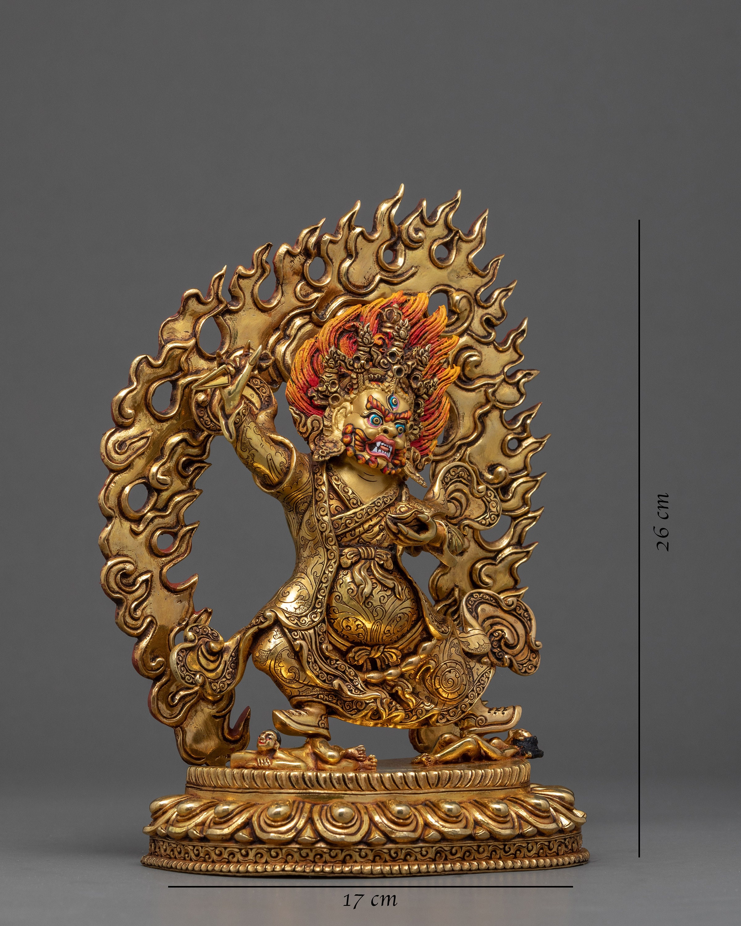 Mahakala Statue Original Hand-carved Buddhist Sculpture - Etsy