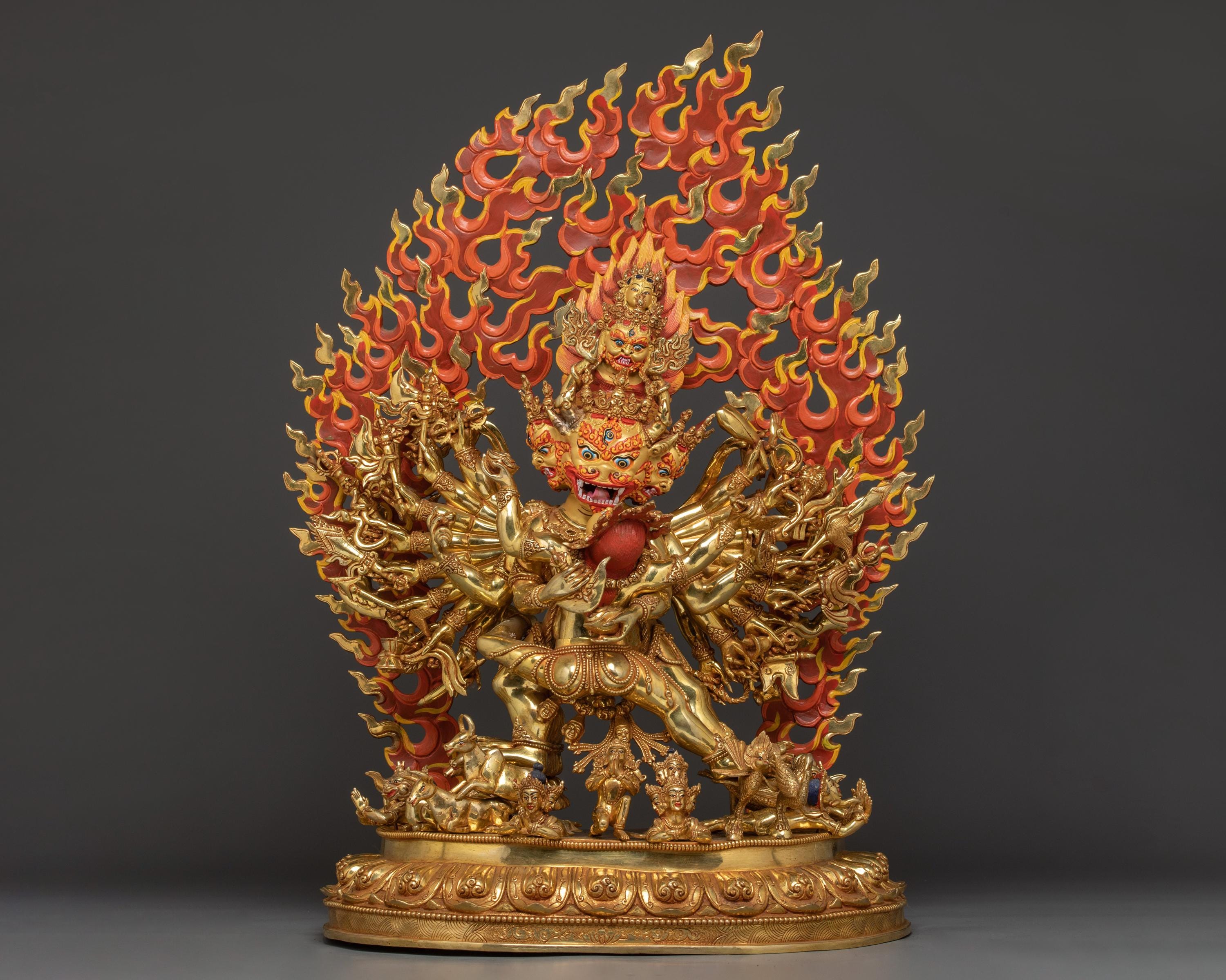 Vajrayana Ritual Artwork of Yamantaka | Tibetan Wrathful Dharma ...