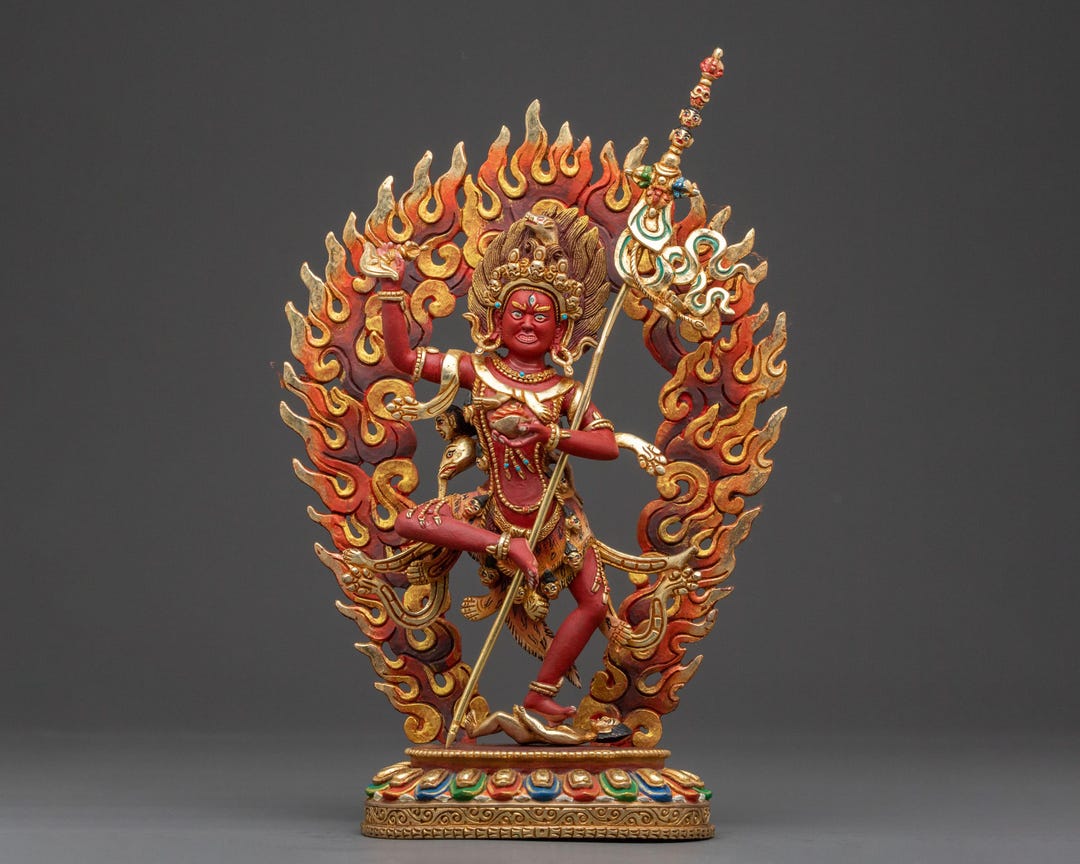 Handcrafted Troma Nagmo Statue | Goddess of Wrath and Protection ...