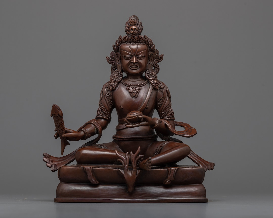 Handcrafted Tilopa Sculpture - Oxidized Copper Masterpiece, Nepalese ...