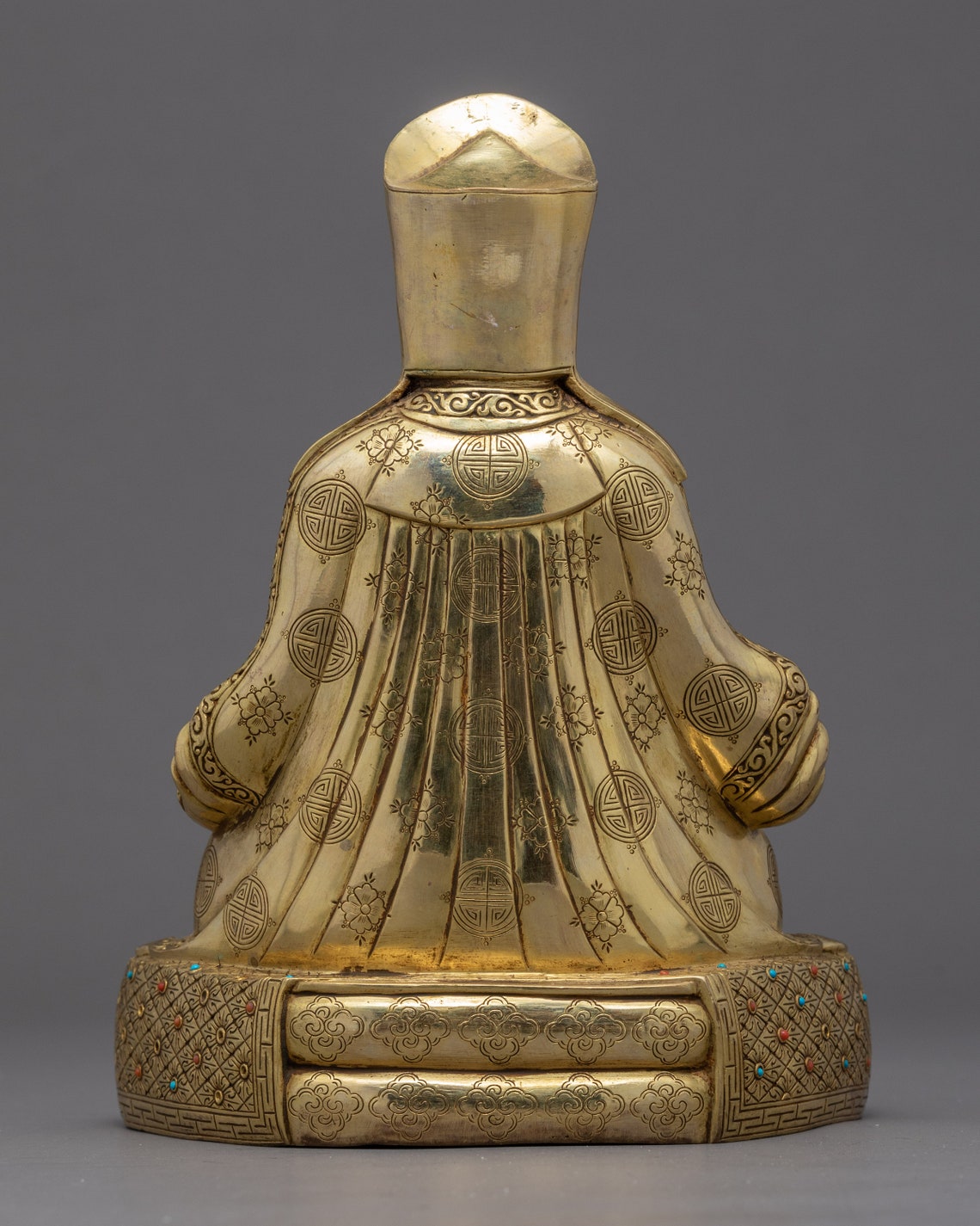 Milarepa | Marpha | Gampopa Statue | Tibetan Kagyu Masters Golden ...
