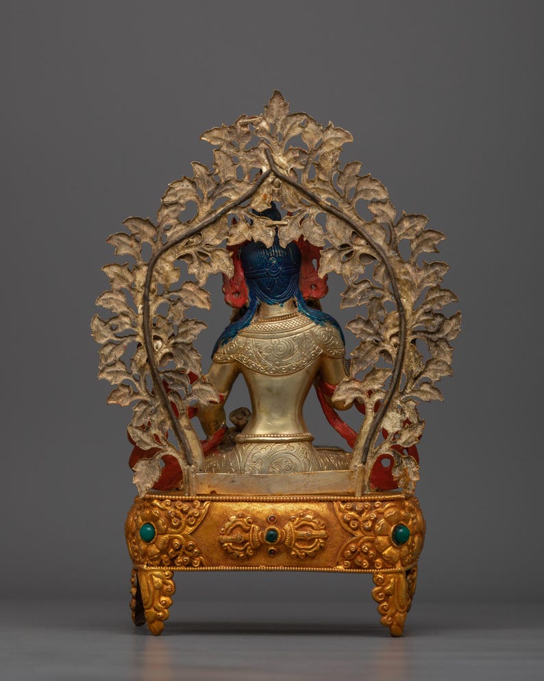 Vajrasattva Crystal Body Statue Holding Upright Vajra | Purity and ...