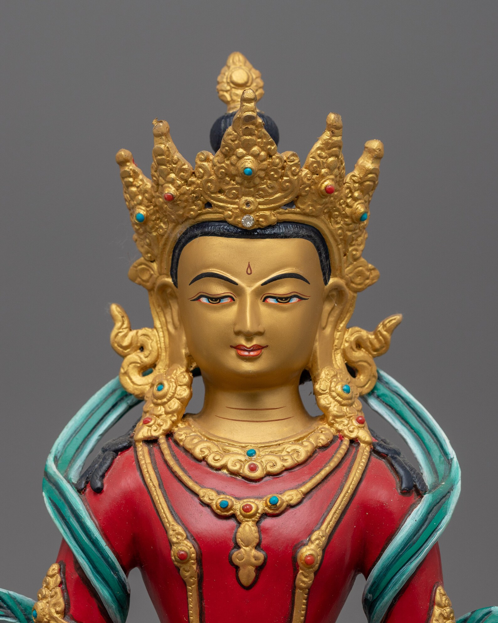 Red Amitayus Figurine | Embrace the Essence of Longevity and Vitality ...