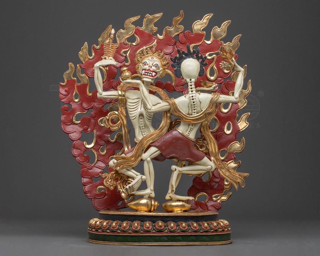 Copper Chitipati Statue | Tibetan Buddhist Deity of Transformation ...