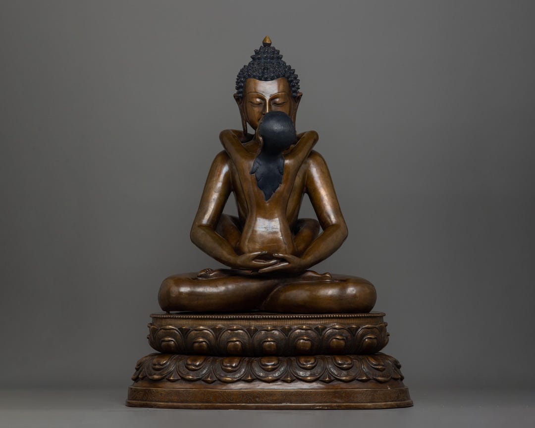 Samantabhadra With Samantabhadri Consort Statue | the Primordial Buddha ...