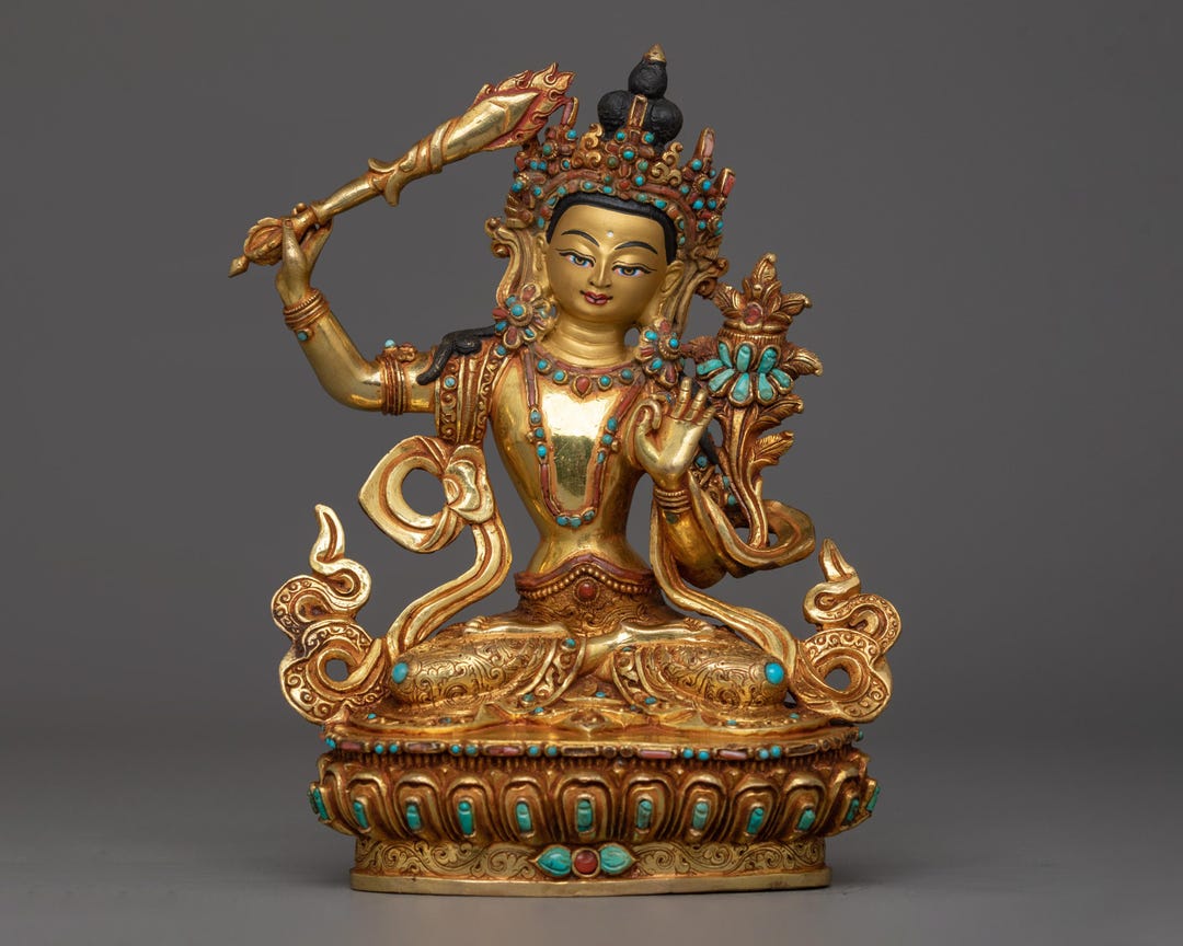 Himalayan Buddhist Art of Manjushri | Significant Bodhisattva in ...