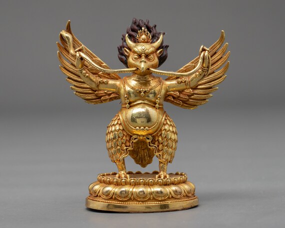 Mini Garuda Sculpture Traditionally Hand Painted Statue - Etsy