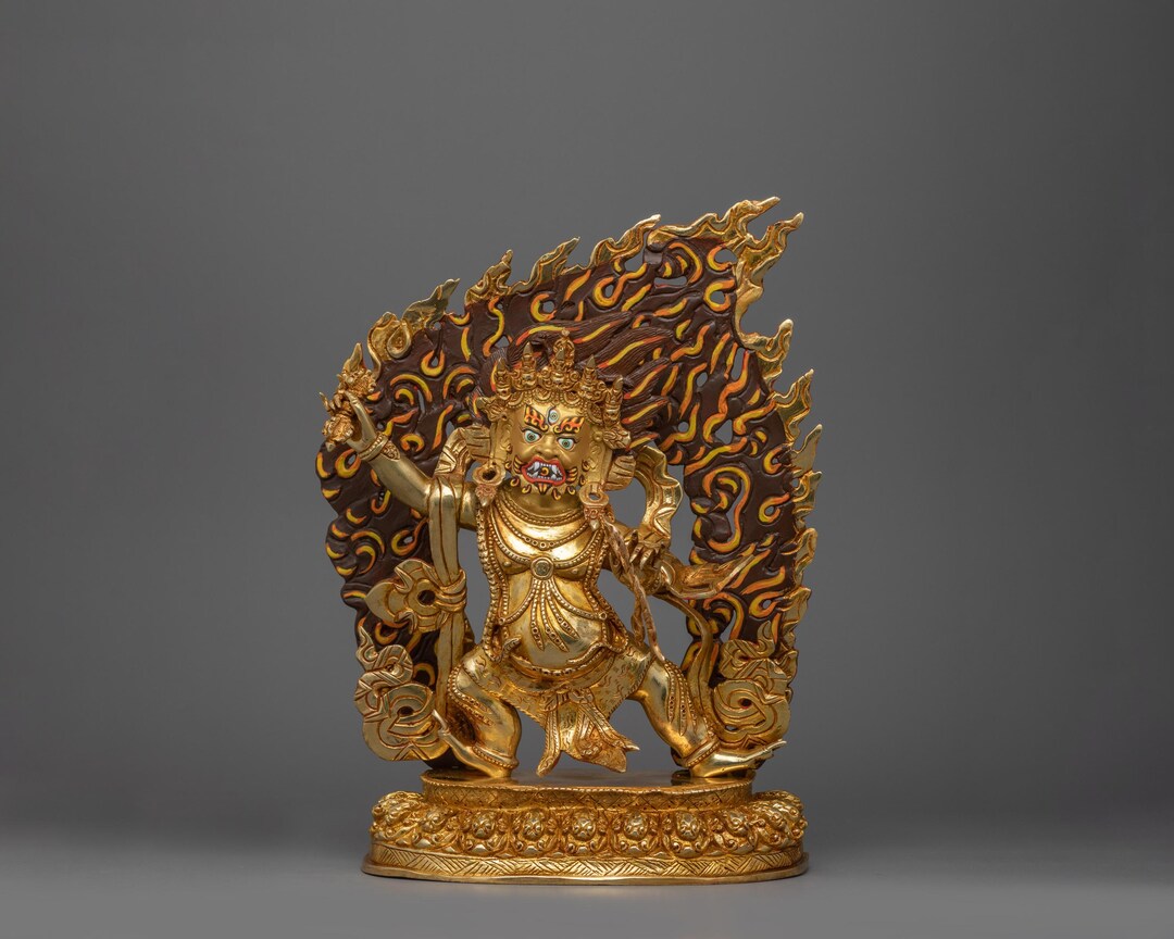Buddhist Sculpture Vajrapani | Symbol of Protection and Spiritual ...