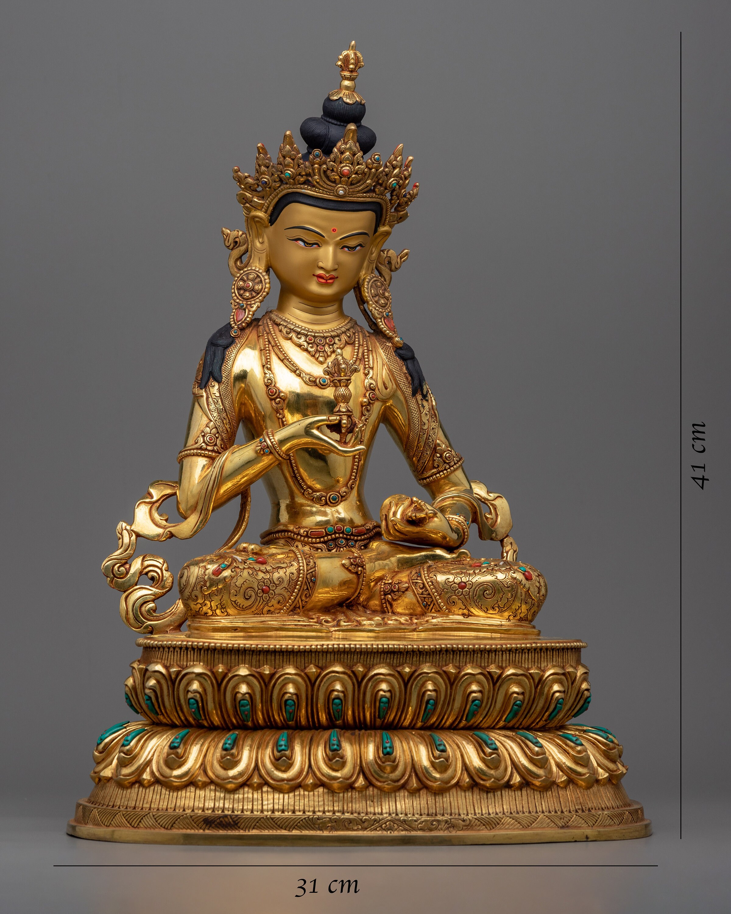 Vajrasattva Statue | Traditionally Hand-carved Buddhist Sculpture of ...