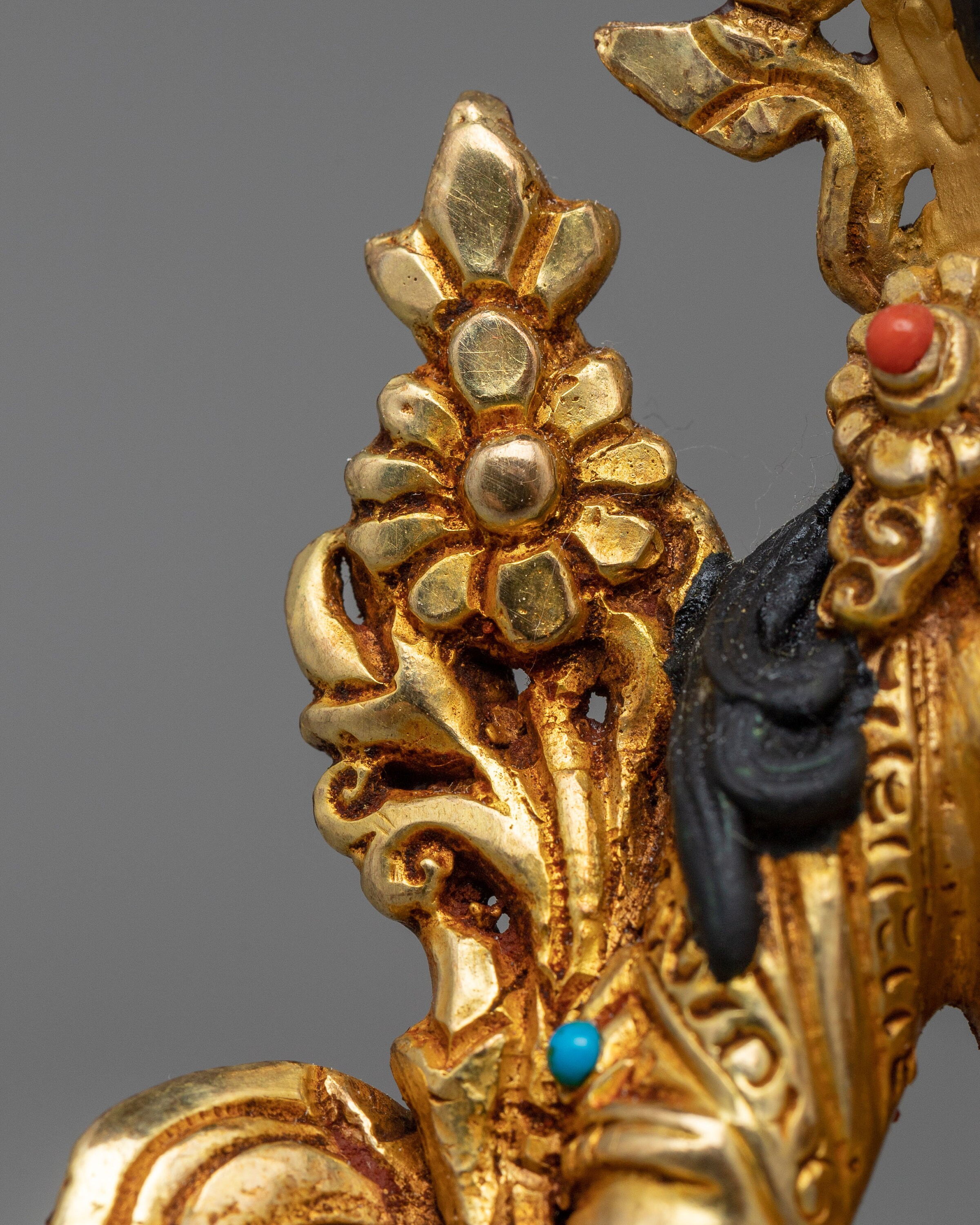 Gold Gilded 21 Tara Goddess Statue Set - Handcrafted, Meditation ...