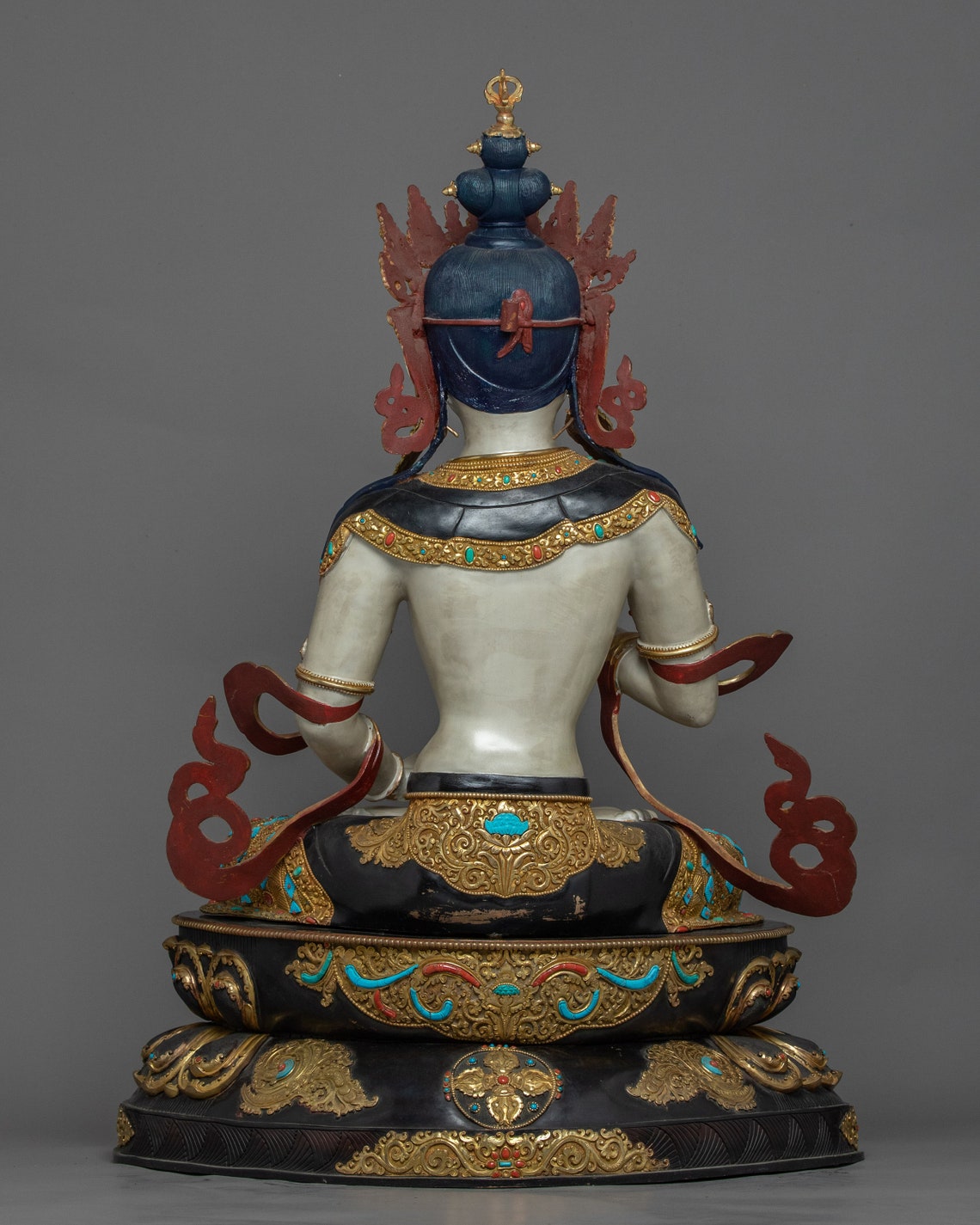 Vajrasattva Statue | Tibetan Dorje Sempa | Traditionally Hand-carved ...