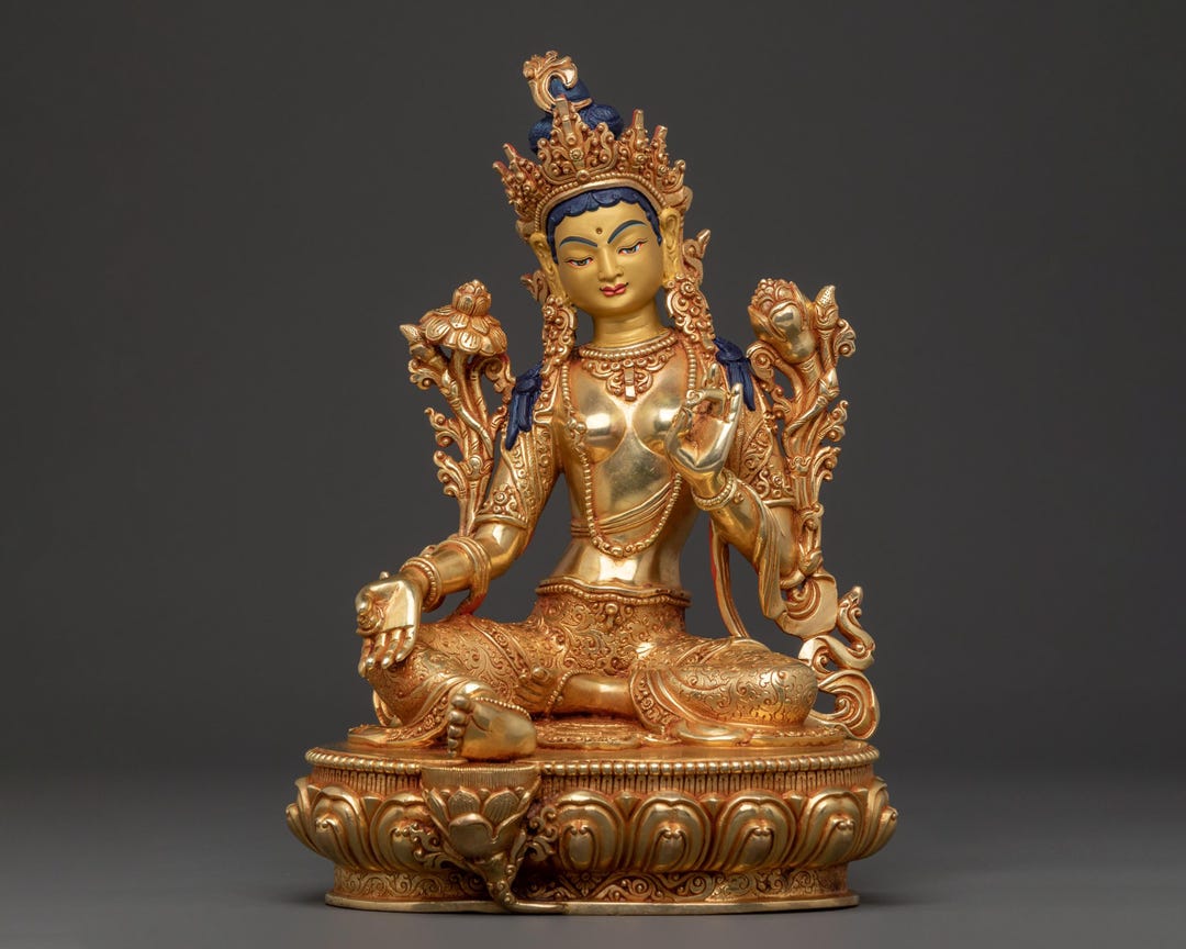 Green Tara Swift Liberator Statue | Embodiment of Compassionate Action ...