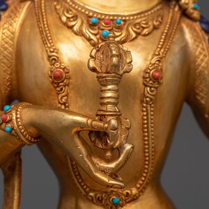 Gambar Arca Buddha Vajrasattva 24K Gold Gilded Tibetan Statue Buddhist ...