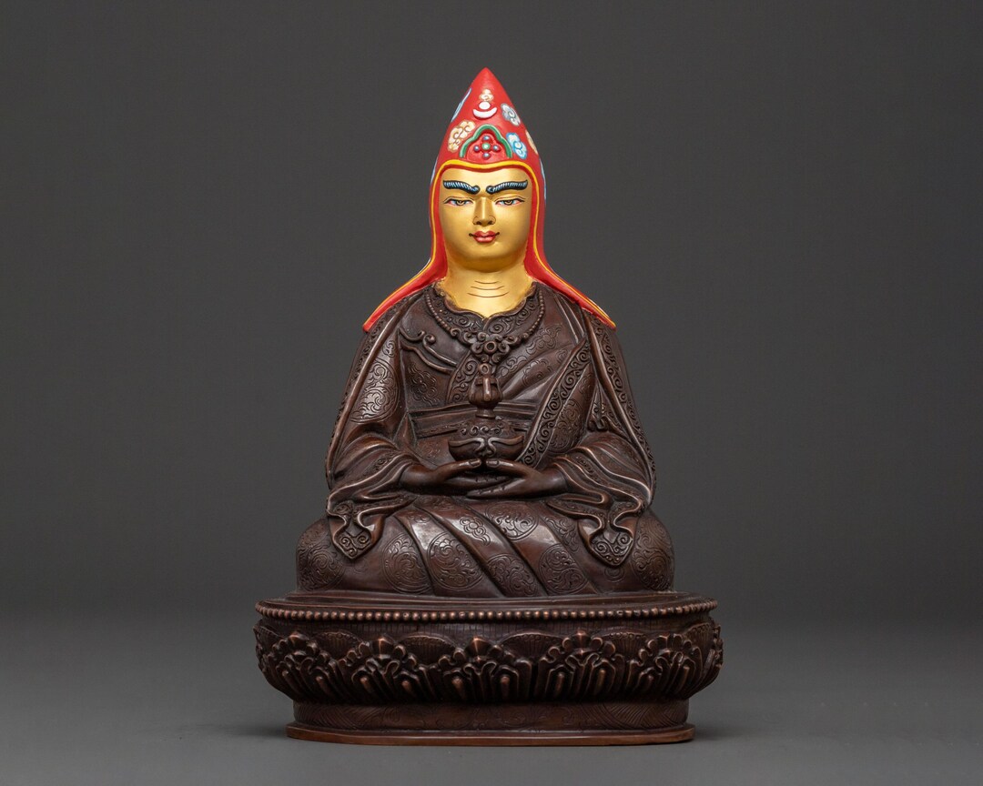 Handcrafted Guru Dewa Chenpo Spiritual Statue | Divine Figure for Altar ...
