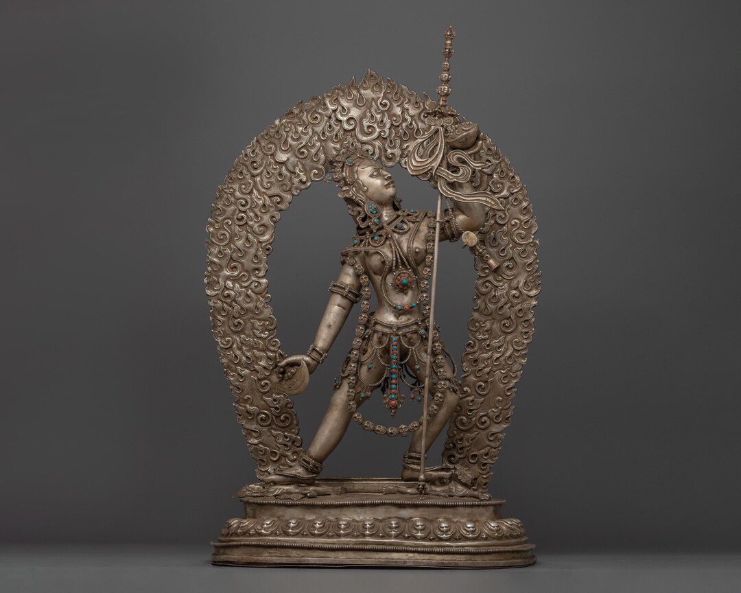 Vajrayogini Queen of Dakinis Statue | Handcrafted With Pure Silver ...