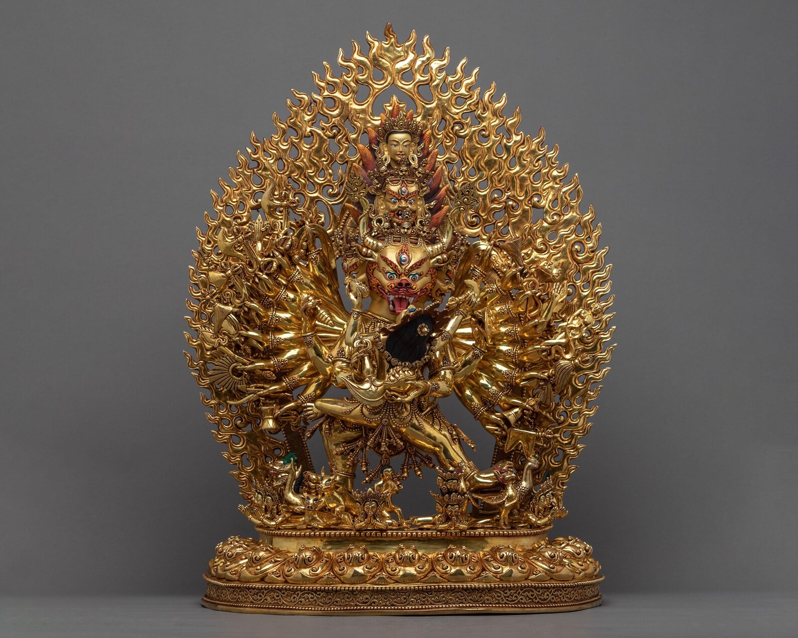 Yamantaka Statue Wrathful Form of Bodhisattva Manjushri - Etsy
