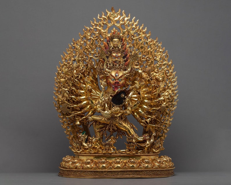 Yamantaka Statue Wrathful Form of Bodhisattva Manjushri - Etsy