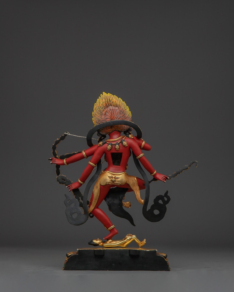 Multi-armed Tibetan Dakini Kurukulla Handmade Statue | Himalayan ...