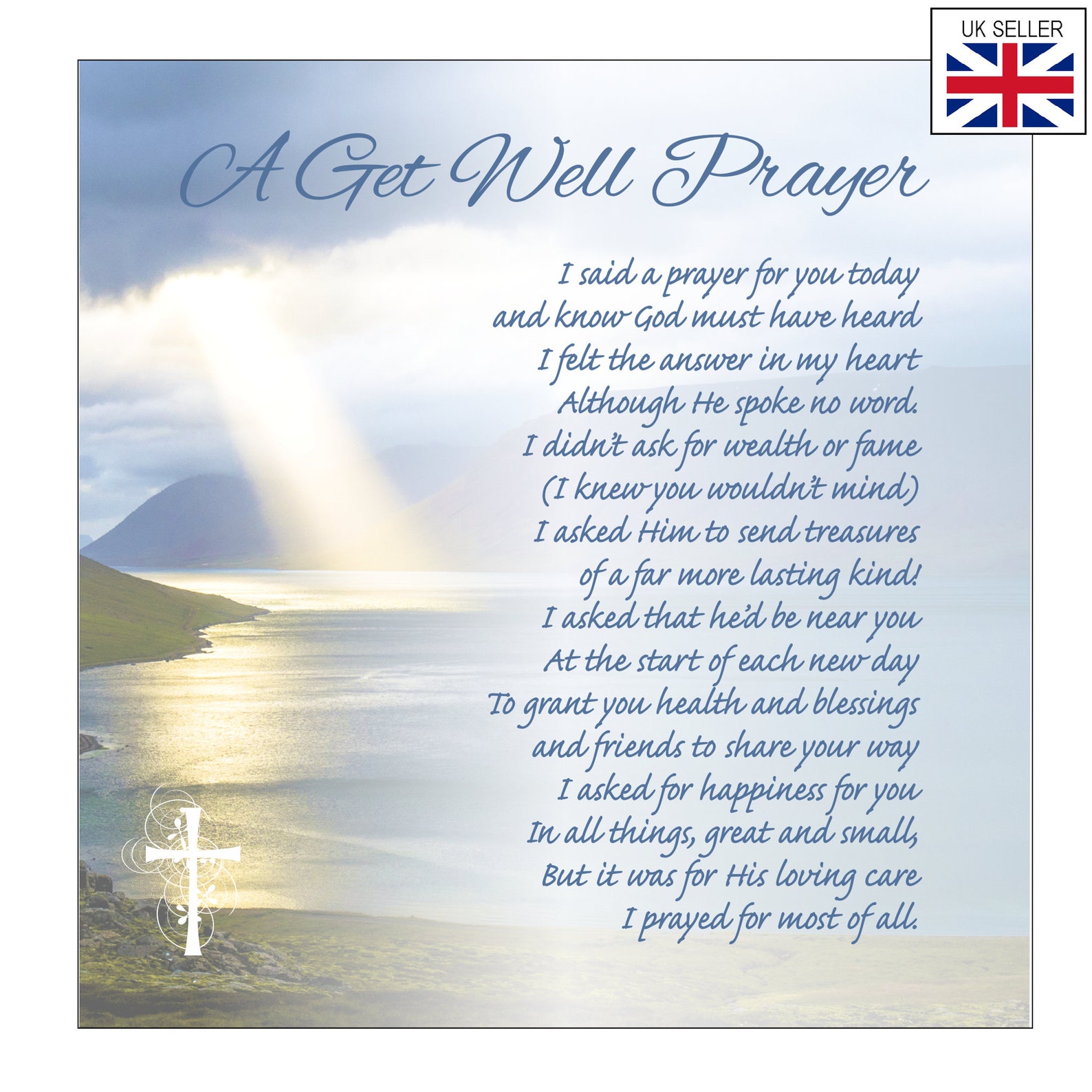 Christian Get Well Card | Get Well Prayer | I Said A Prayer for You ...