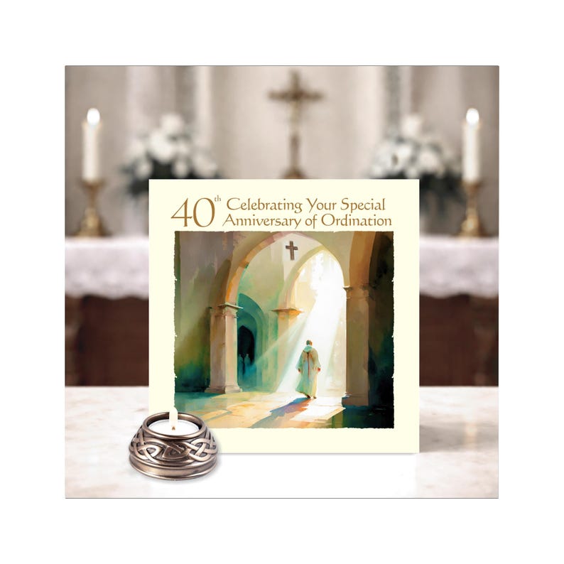 40th Anniversary of Ordination Card – Ruby Jubilee Priest Card - Etsy