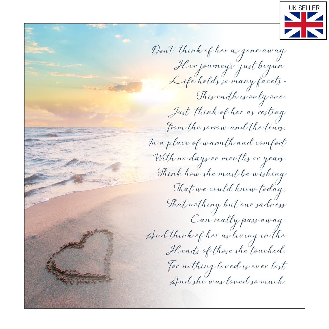 Sympathy Card for Female | Sympathy Card for Daughter | Sympathy Card ...